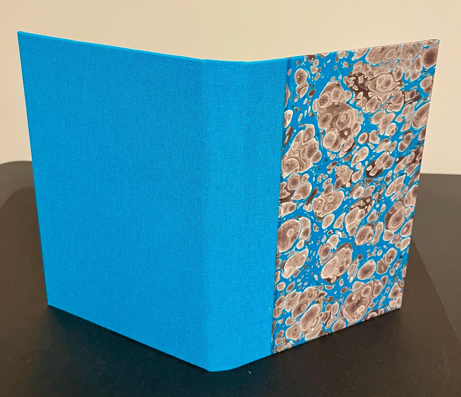 Replaceable Notepad Book With Turquoise and Grey Marbled Paper, 4x6 - Etsy