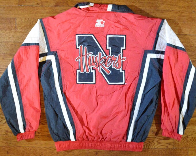 RARE Go BIG RED Starter Jacket Sweet Vintage Nebraska Huskers 80s/90s ...