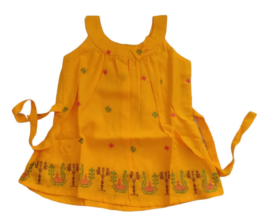 Indian Ethnic Wear for Kids , Traditional Baby Dress Set, Indian Frock ...