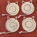 Set of 4 Kitty Kat Cat Rope Coasters - Etsy