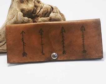Arrow wallet | Etsy