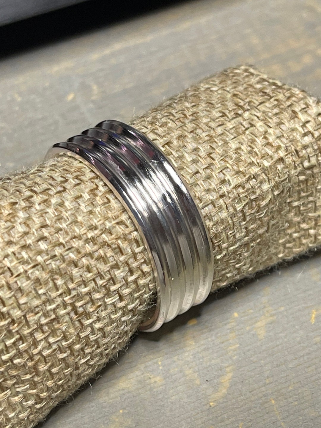 Custom Made to Order Big Toe Toe Ring Quad (4) Stacked Look Chunky ...