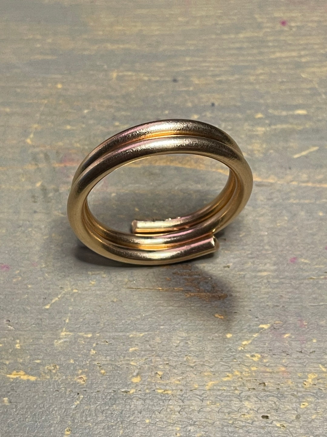 Custom Made Chunky Bronze Big Toe Toe Ring Multi Loop 2, 3, 4, 5 Loops ...