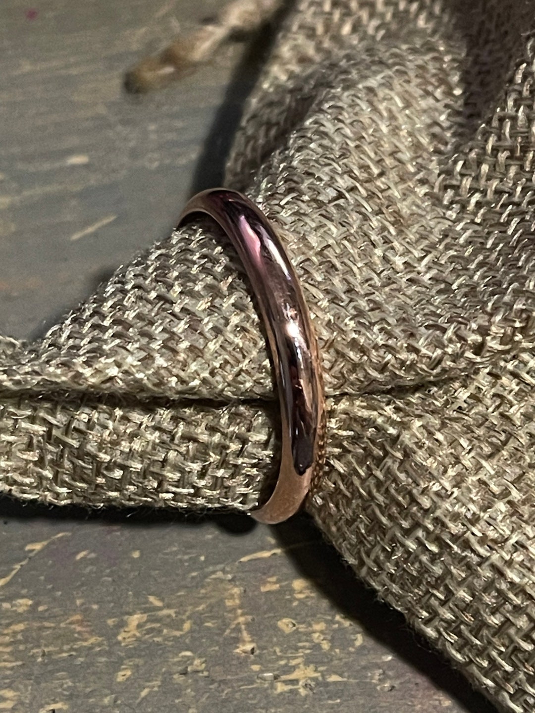 Copper Custom Made to Order Big Toe Toe Ring Single Loop Closed Ring ...
