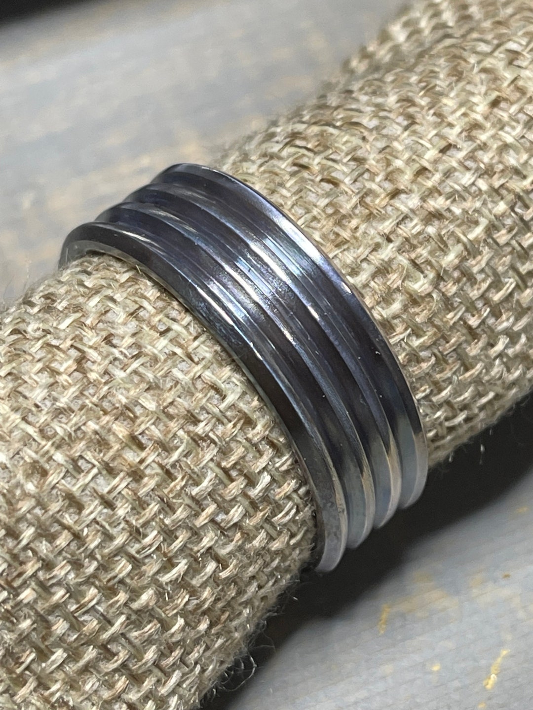 Custom Made to Order Big Toe Toe Ring Quad (4) Stacked Look Chunky ...
