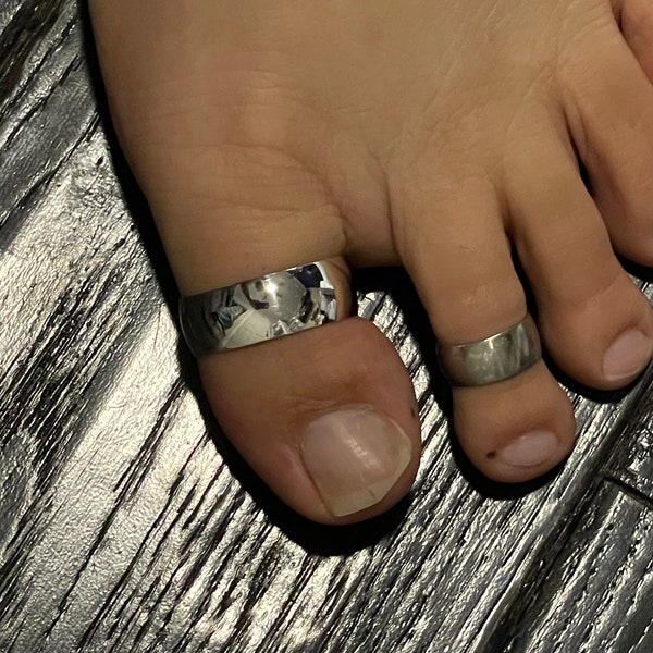 Wide Toe Ring - Etsy
