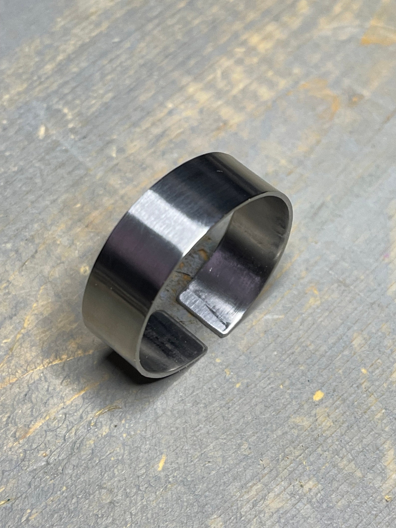 Custom Made to Order Big Toe Toe Ring Stainless Steel Ring Adjustable ...