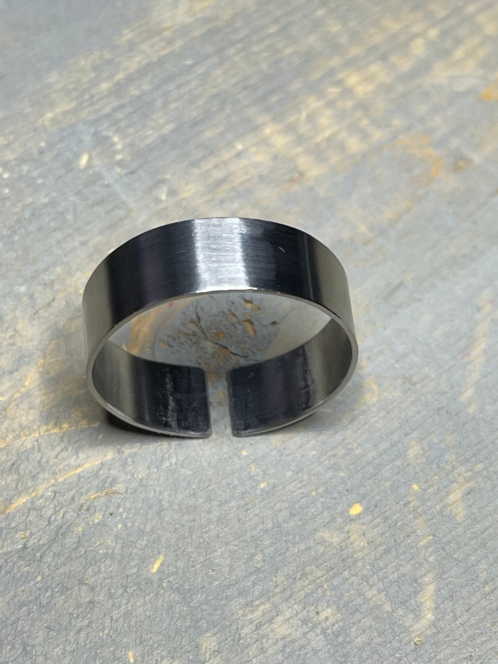 Custom Made to Order Big Toe Toe Ring Stainless Steel Ring Adjustable ...