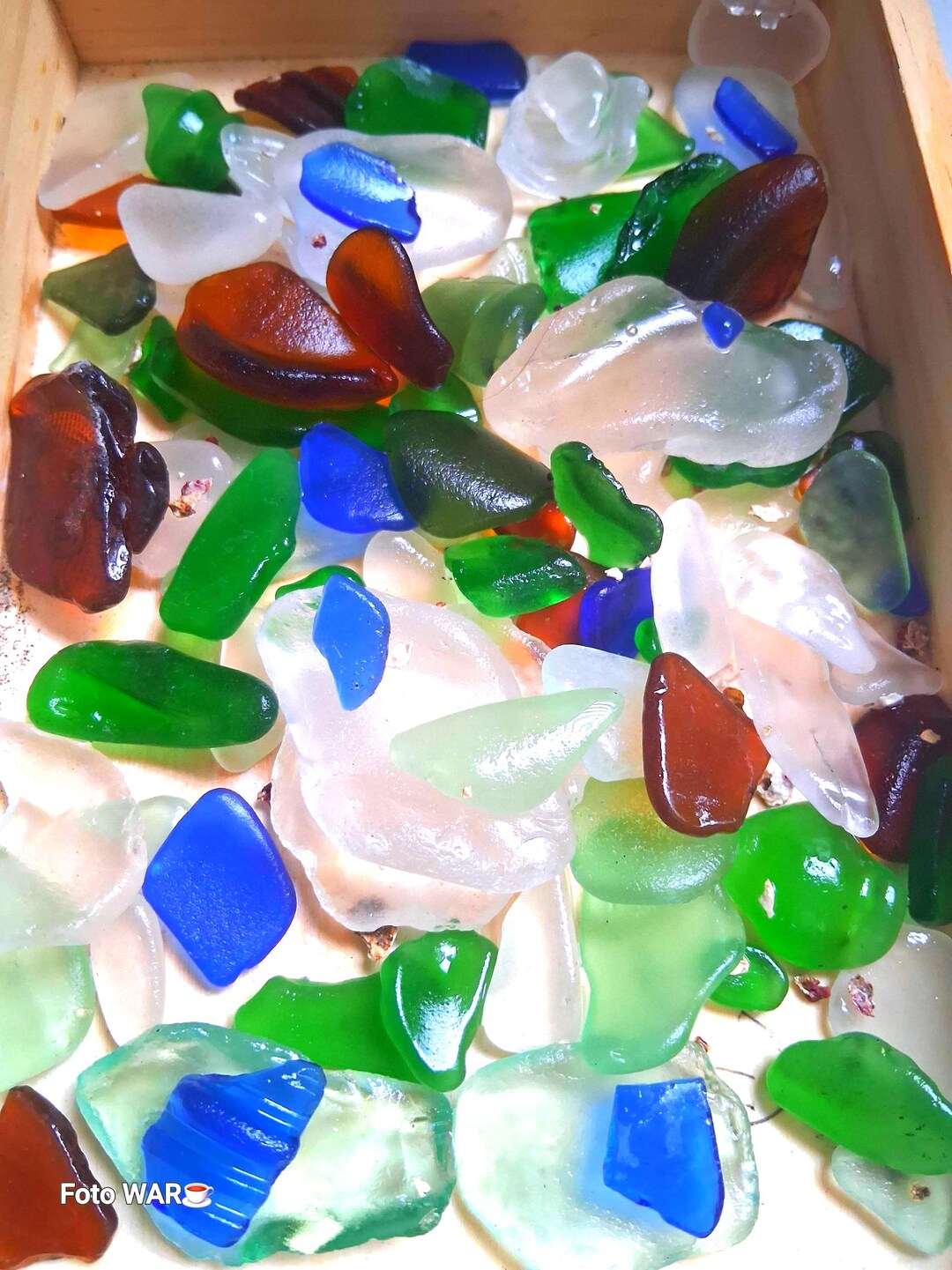 Mixed Color Marine Glass Polished Beach Glass Art 100 - Etsy