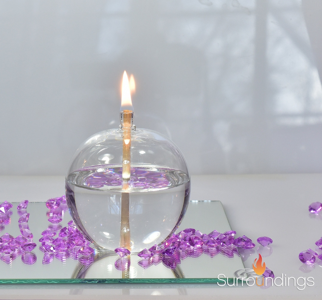 Infinite Glass Candle Oil Lamp - Etsy