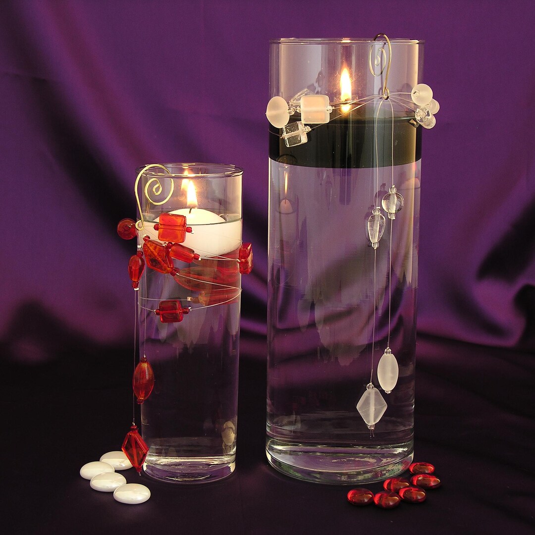 Red Glass Bead Garland - Etsy