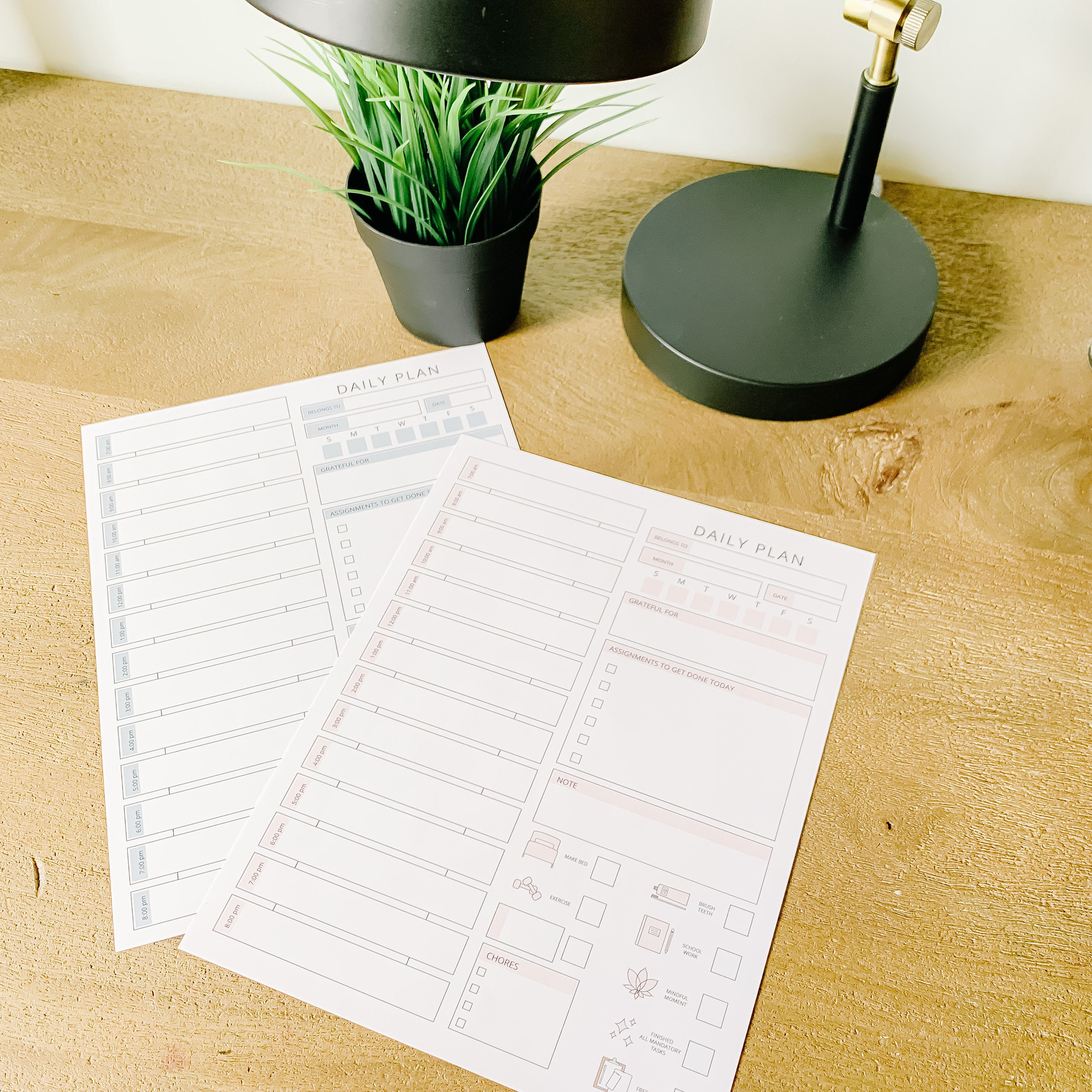 Homeschool Planner, Student Planner, Daily Schedule, Instant Download ...