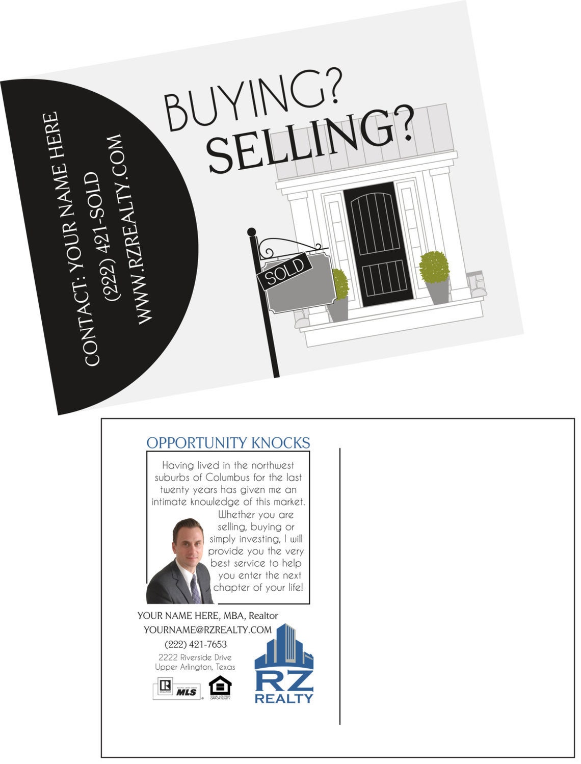 Real Estate Postcard Mailer - Real Estate Marketing - Realtor Tools ...
