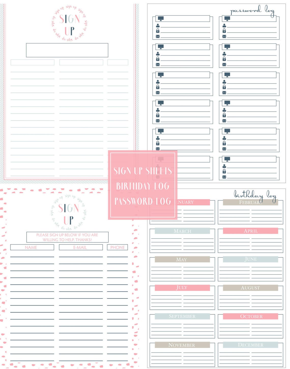 Teacher Lesson Planning Set - Teacher Organization Kit - Classroom ...