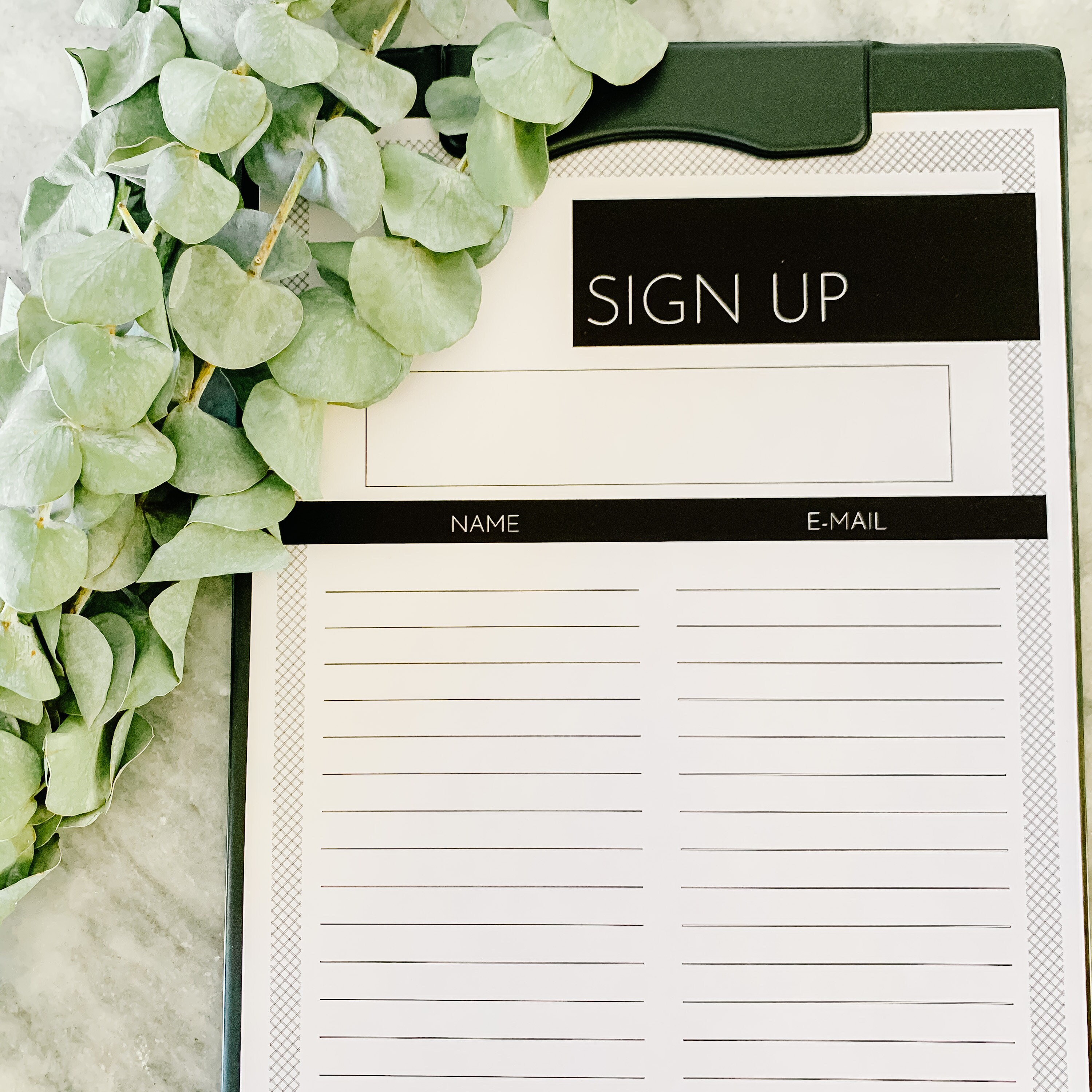 Sign up Sheet, Modern Sign up Forms, Sign up Printable - Etsy UK