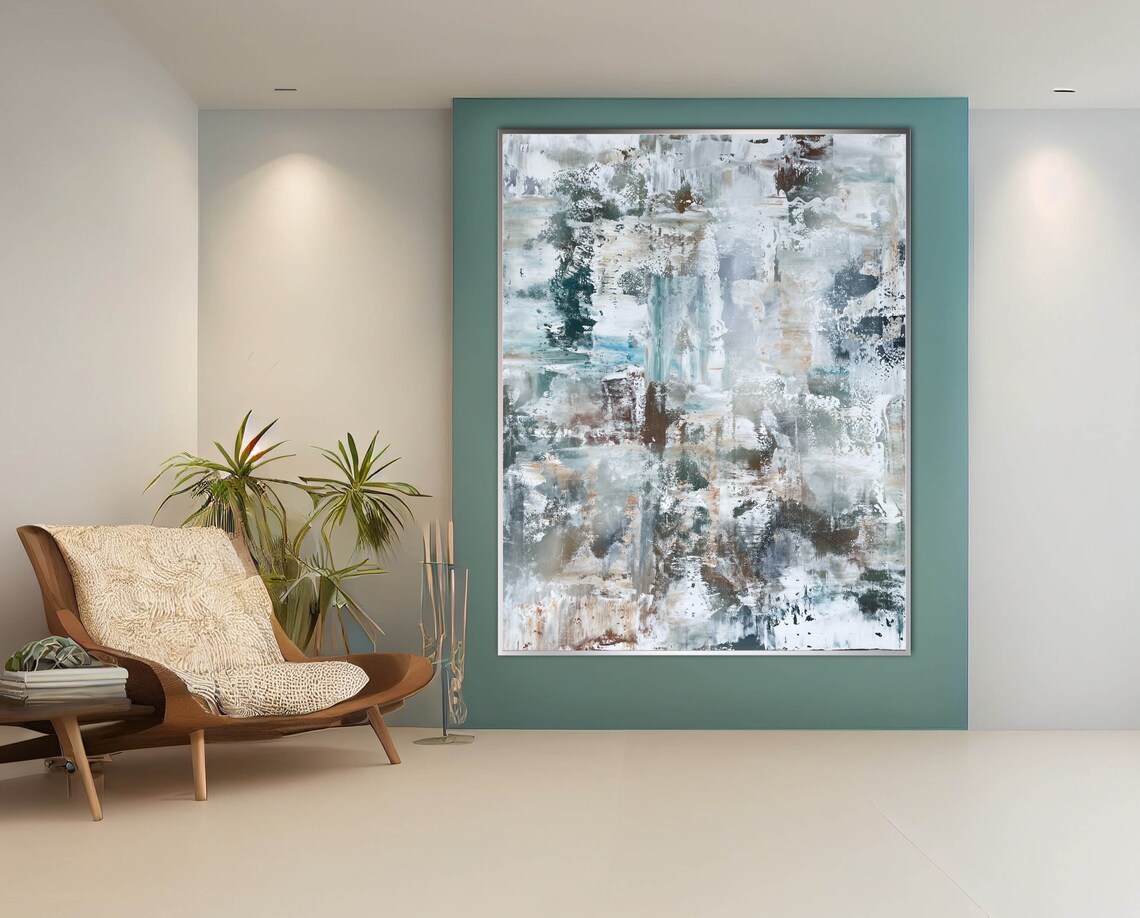Huge, Original Abstract Painting by Marcy Chapman. Ready to Ship ...