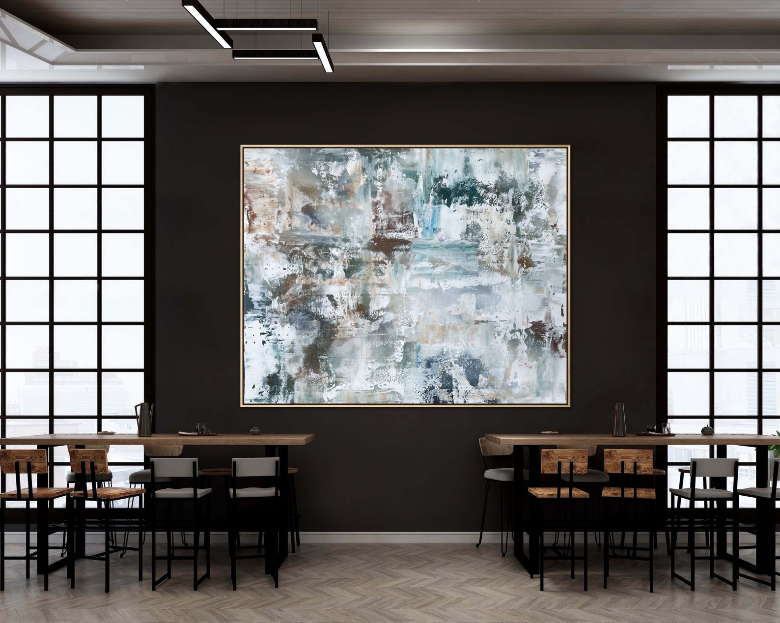 Huge, Original Abstract Painting by Marcy Chapman. Ready to Ship ...