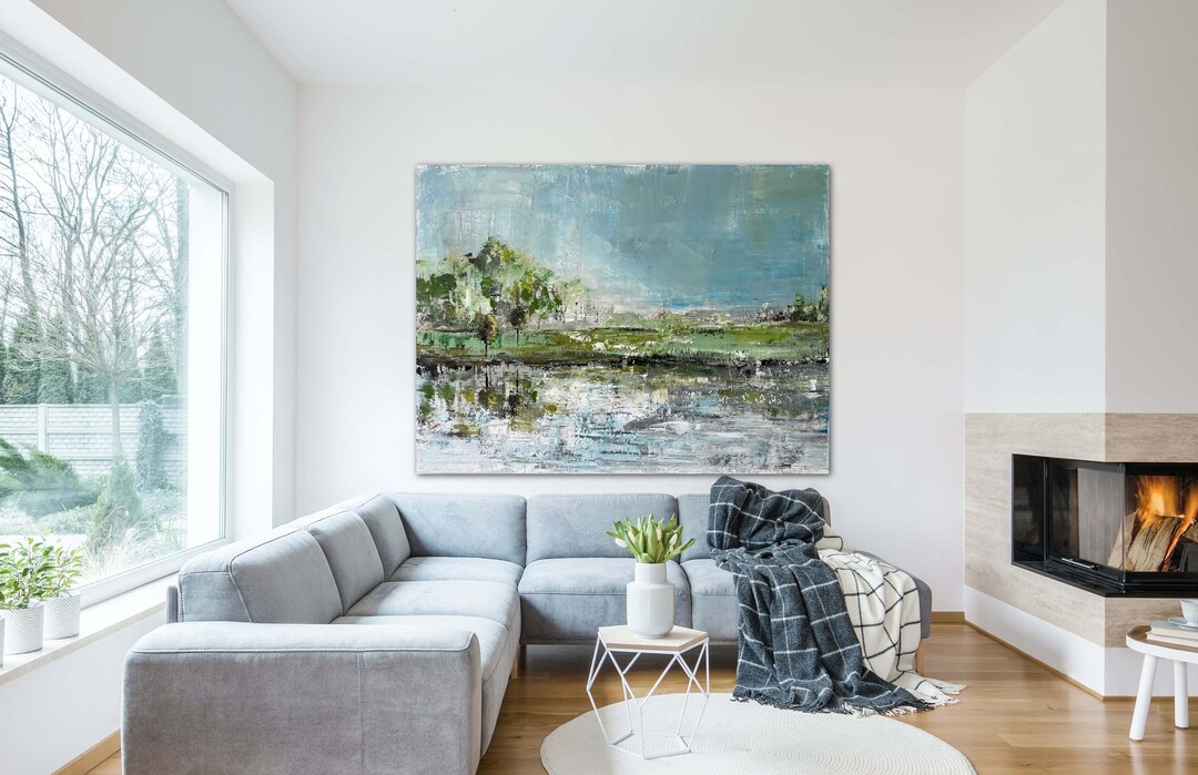 Very Large, 100% Original Ready to Ship Gallery Wrapped Painting ...