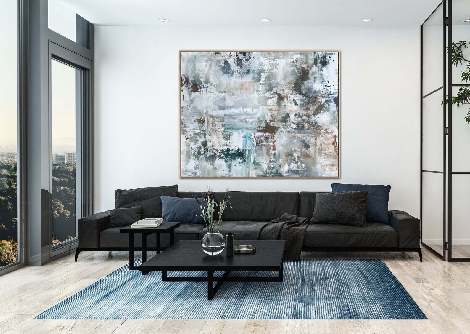 Huge, Original Abstract Painting by Marcy Chapman. Ready to Ship ...