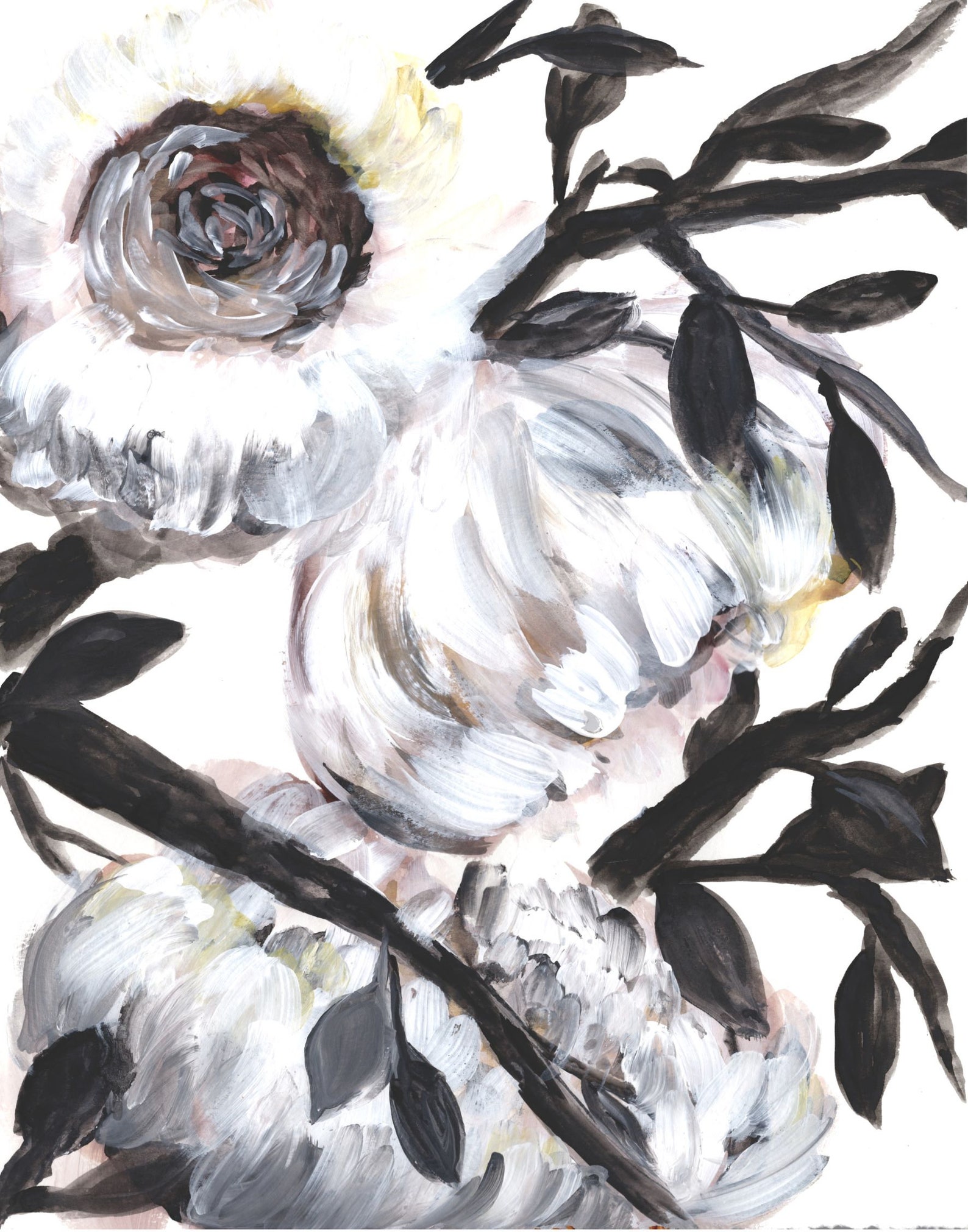 Botanical, Floral Farmhouse Prints by Marcy Chapman, Original Prints by ...