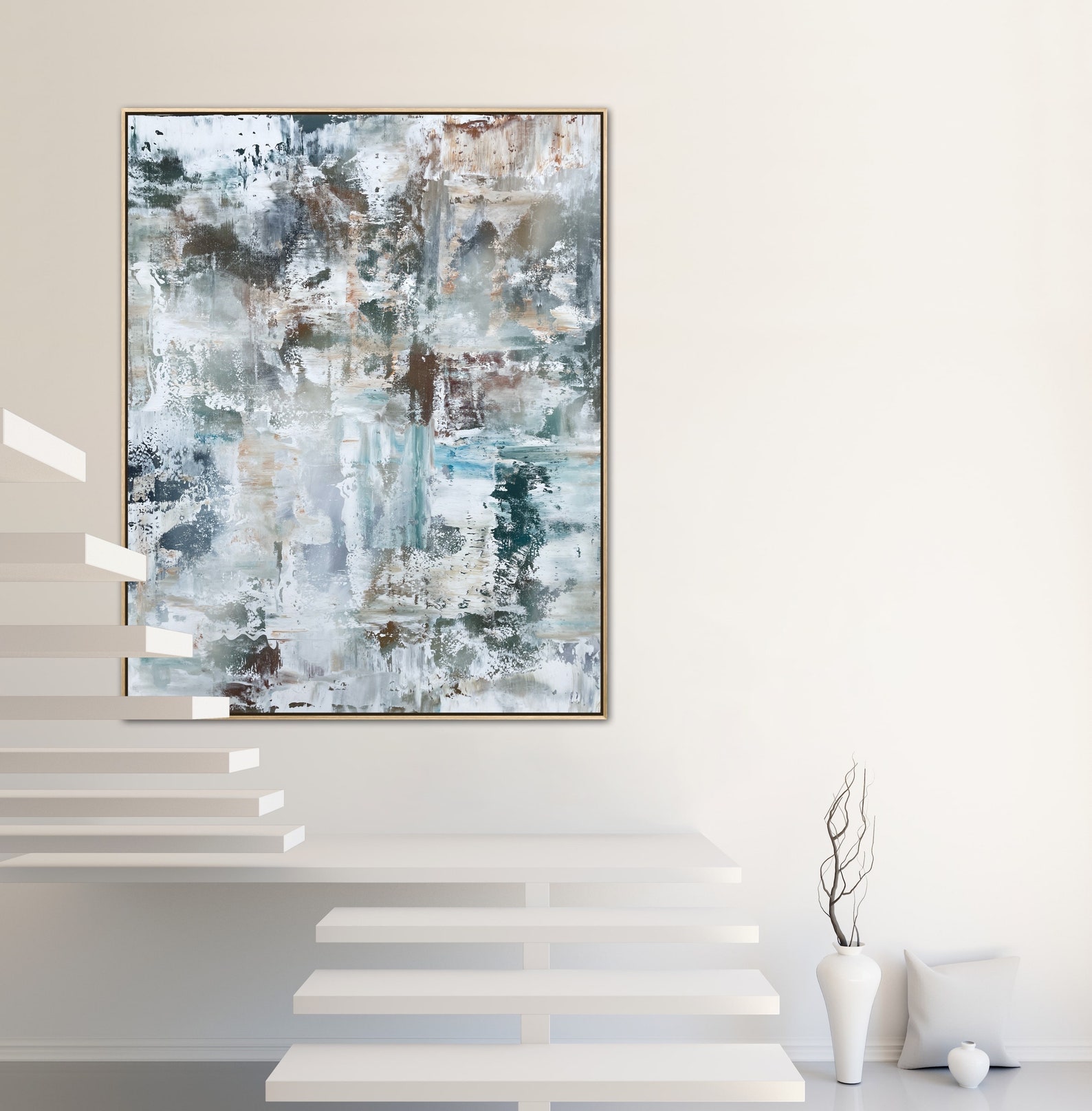 Huge, Original Abstract Painting by Marcy Chapman. Ready to Ship ...