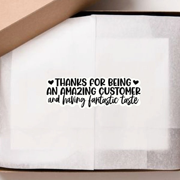 Customer Stickers - Etsy