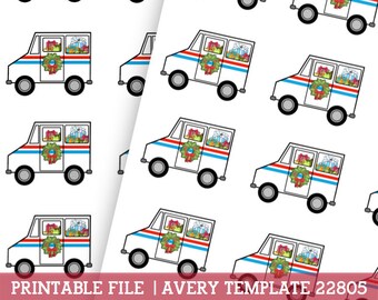 Mailman stickers | Etsy