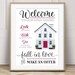 Modern Open House Realtor Welcome Sign in Sign | Make an Offer ...