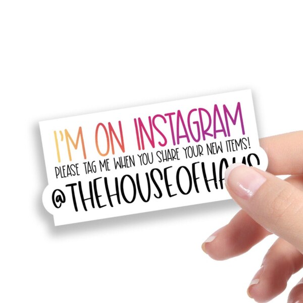 Tag Us on Instagram - Etsy