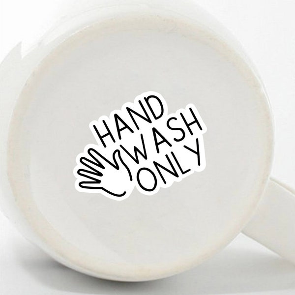 Handwash Only Stickers - Etsy
