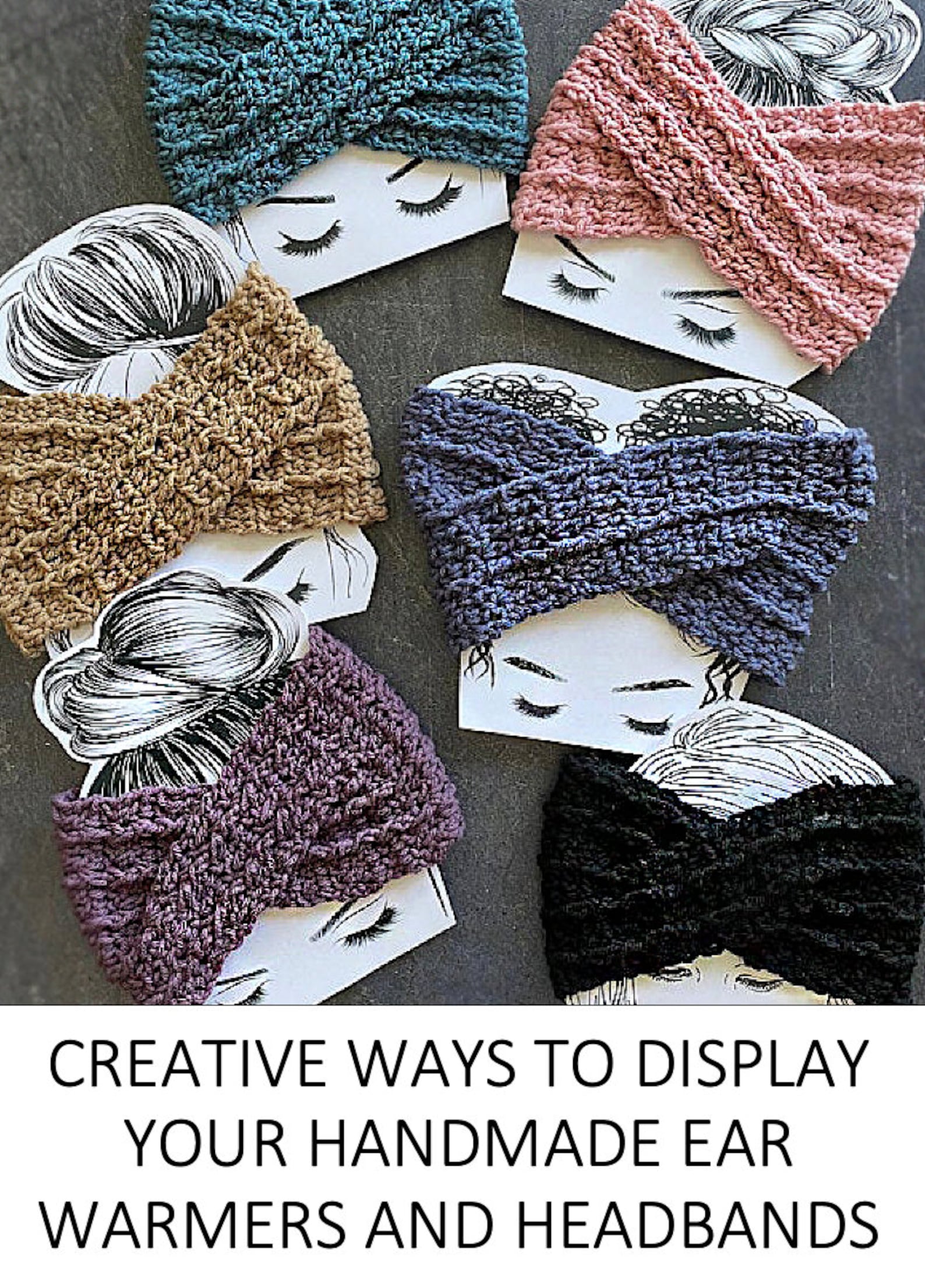 Printable Display Card for Ear Warmer Headbands Beanies | Etsy