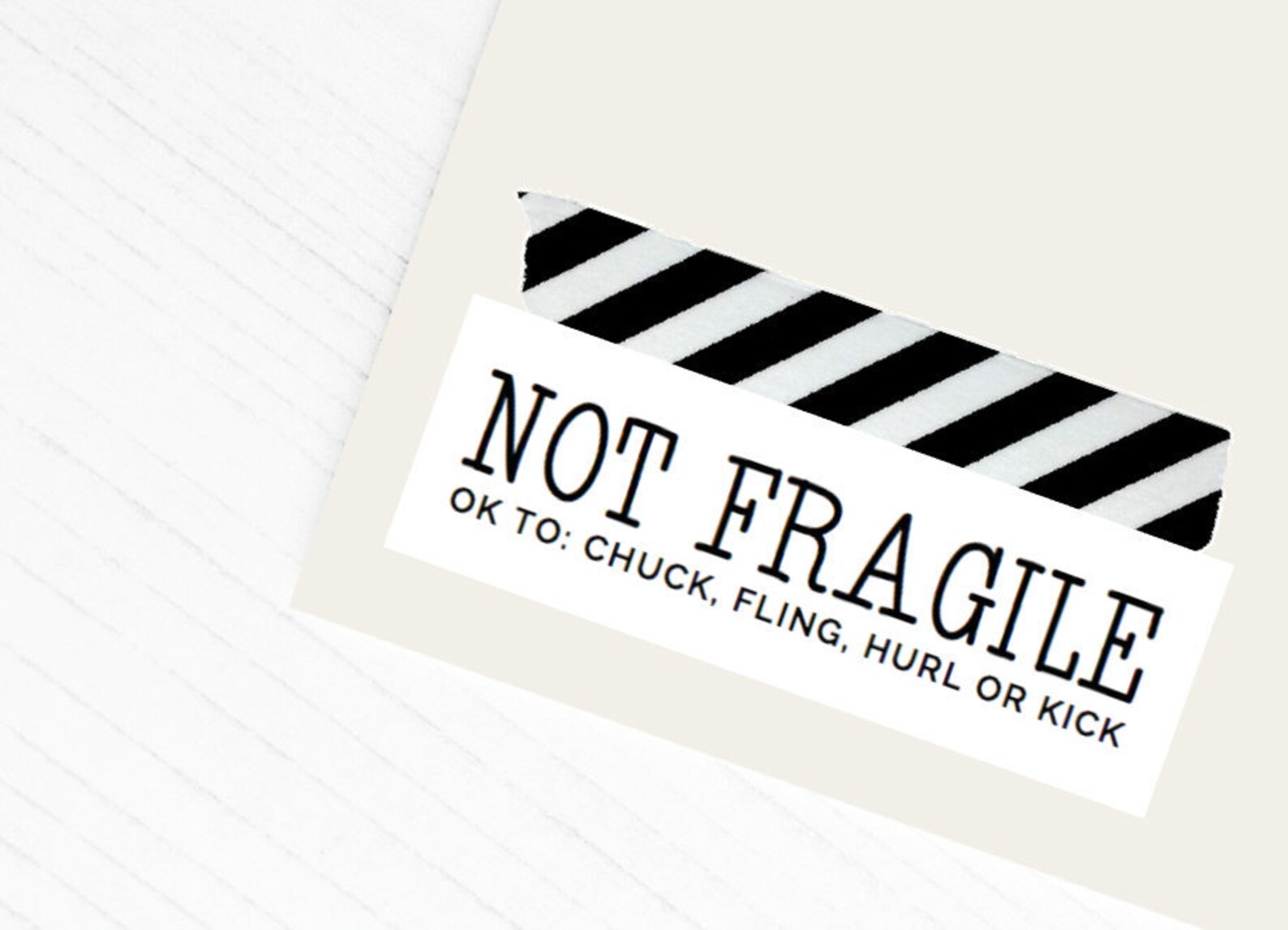 NOT Fragile Sticker Small Shop Packaging Ideas Labels 40 - Etsy