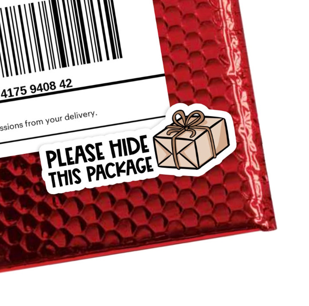 Hide From Husband Sticker Small Shop Packaging Ideas - Etsy