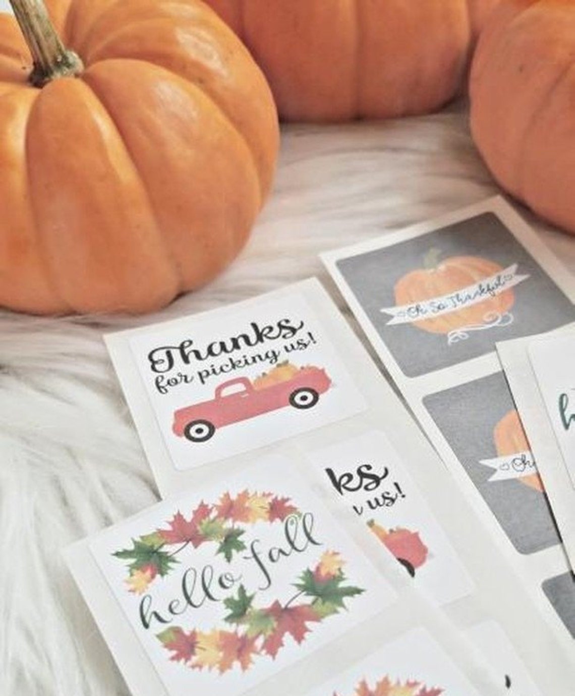 Fall Theme HAPPY MAIL Variety Sticker Pack Package Decor - Etsy