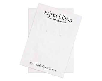 Custom Earring Cards - Etsy