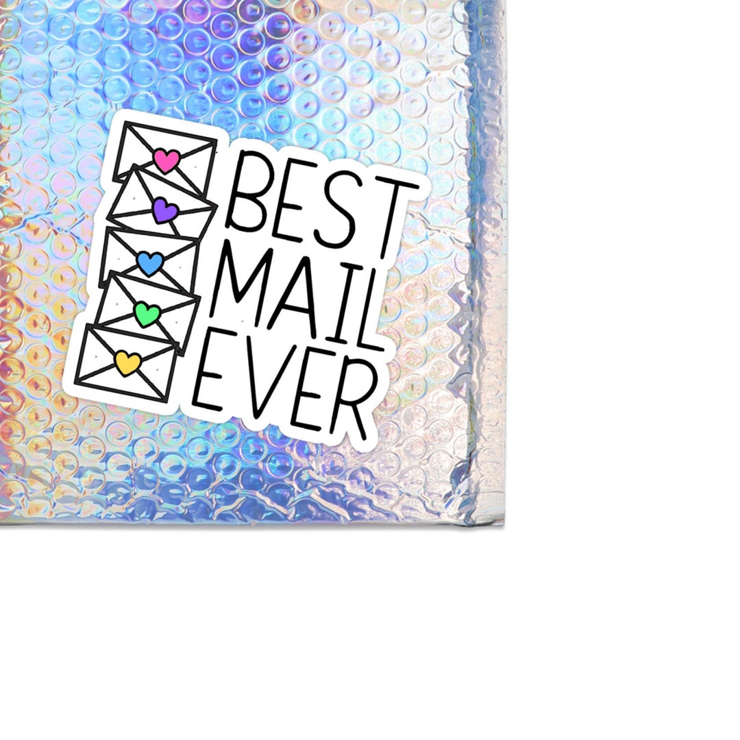 Best Mail Ever Happy Mail Packaging Stickers for Handmade Business 20 ...
