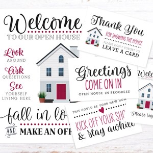 Welcome to Our Open House Printable Kit Instant Download - Etsy