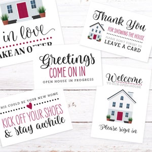 Welcome to Our Open House Printable Kit | Instant Download - Etsy