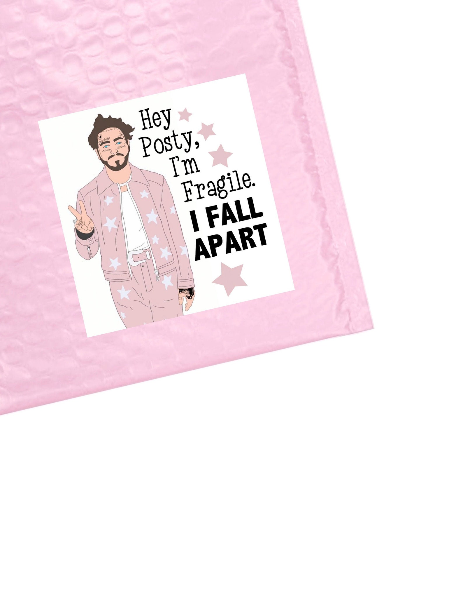 Funny Fragile Sticker Small Shop Packaging Stickers | Etsy