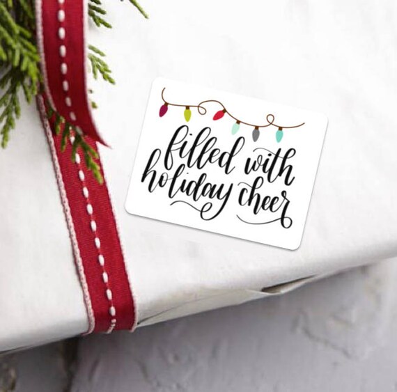 Most Wonderful Time Holiday Sticker for Small Business - Etsy