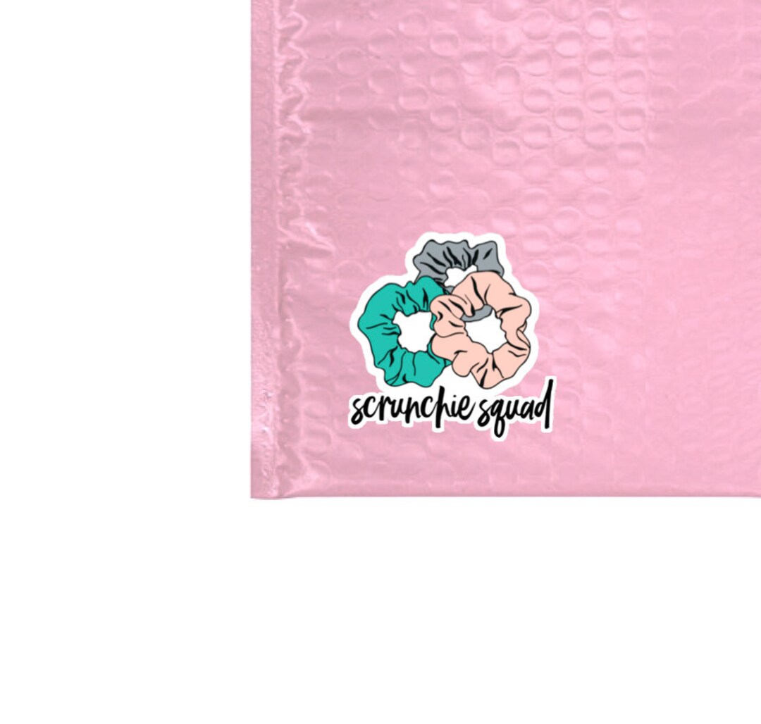 Scrunchie Squad Sticker Packaging Stickers 30 Stickers Shipping ...