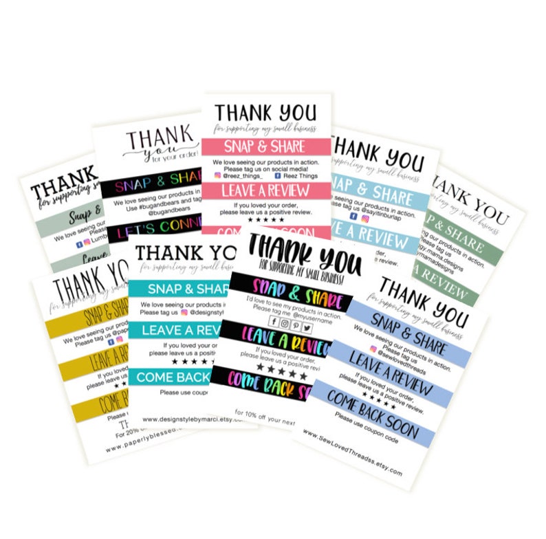 All in One Marketing Sticker Small Business Packaging - Etsy