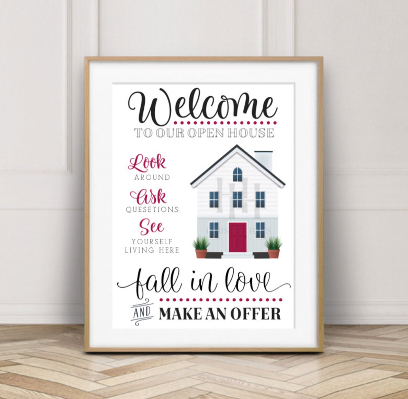 Welcome to Our Open House Printable Kit Instant Download | Etsy