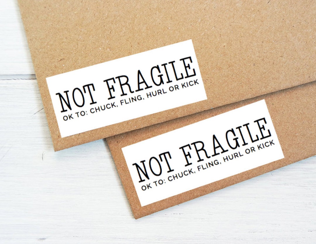 NOT Fragile Sticker Small Shop Packaging Ideas Labels 40 - Etsy