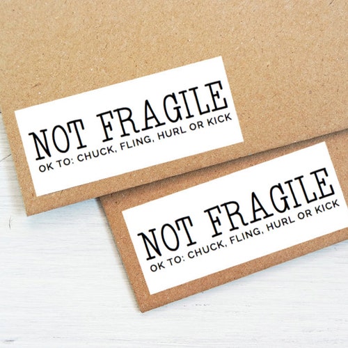 Funny Fragile Sticker Small Shop Packaging Stickers - Etsy