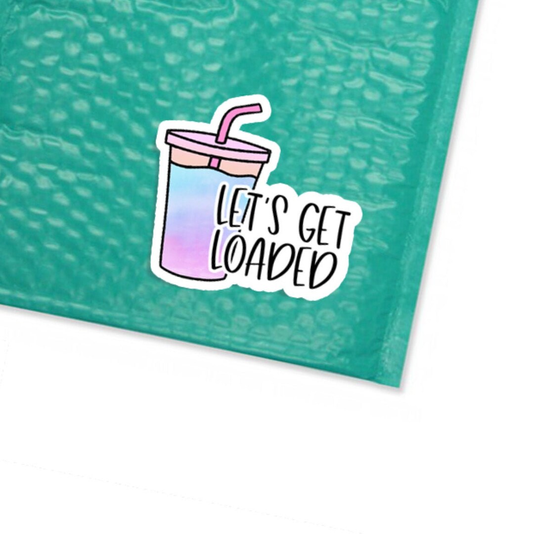 Tea Tumbler Sticker 20 Stickers per Sheet LTT - Etsy