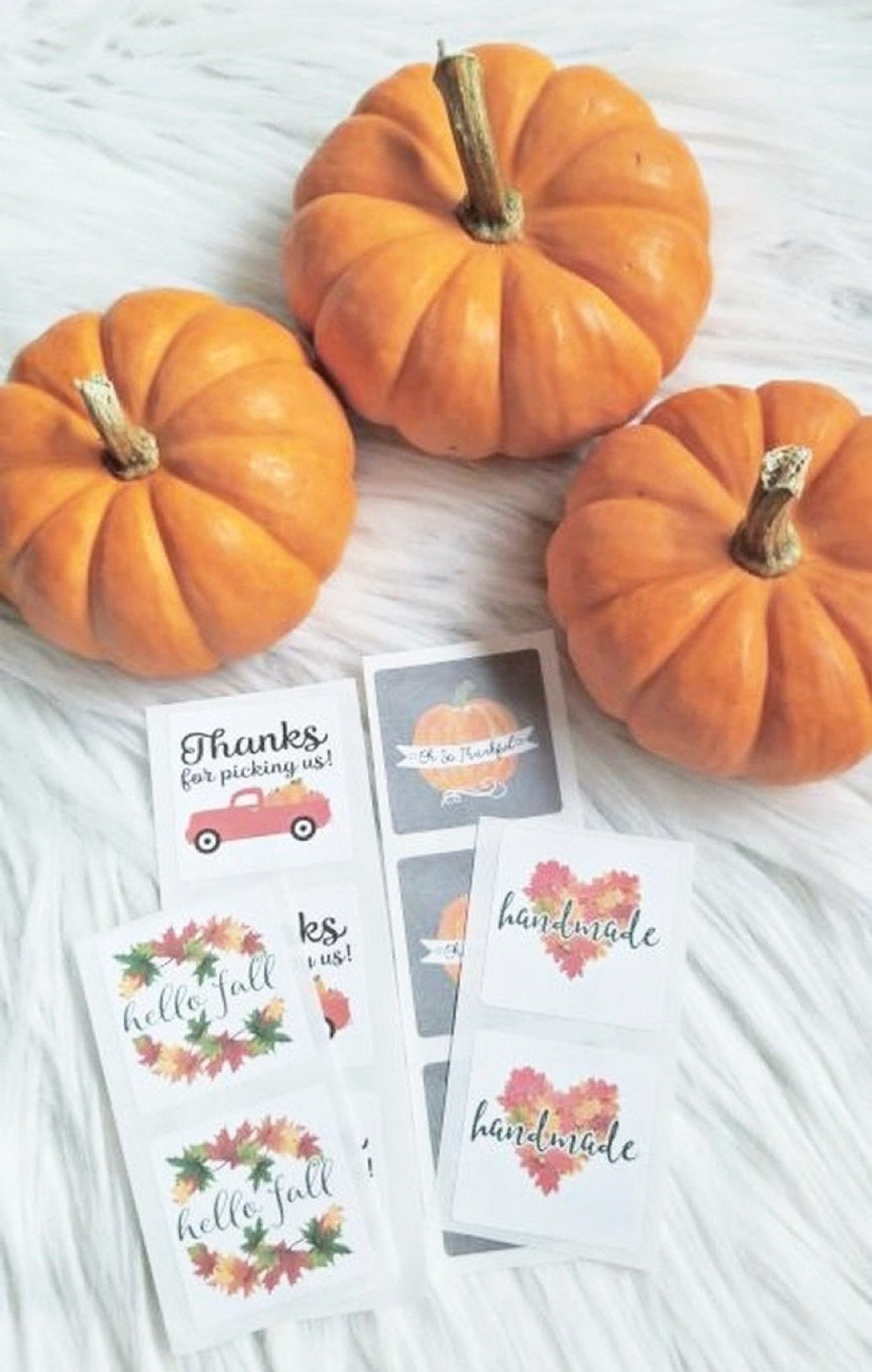 Fall Theme HAPPY MAIL Variety Sticker Pack Package Decor - Etsy