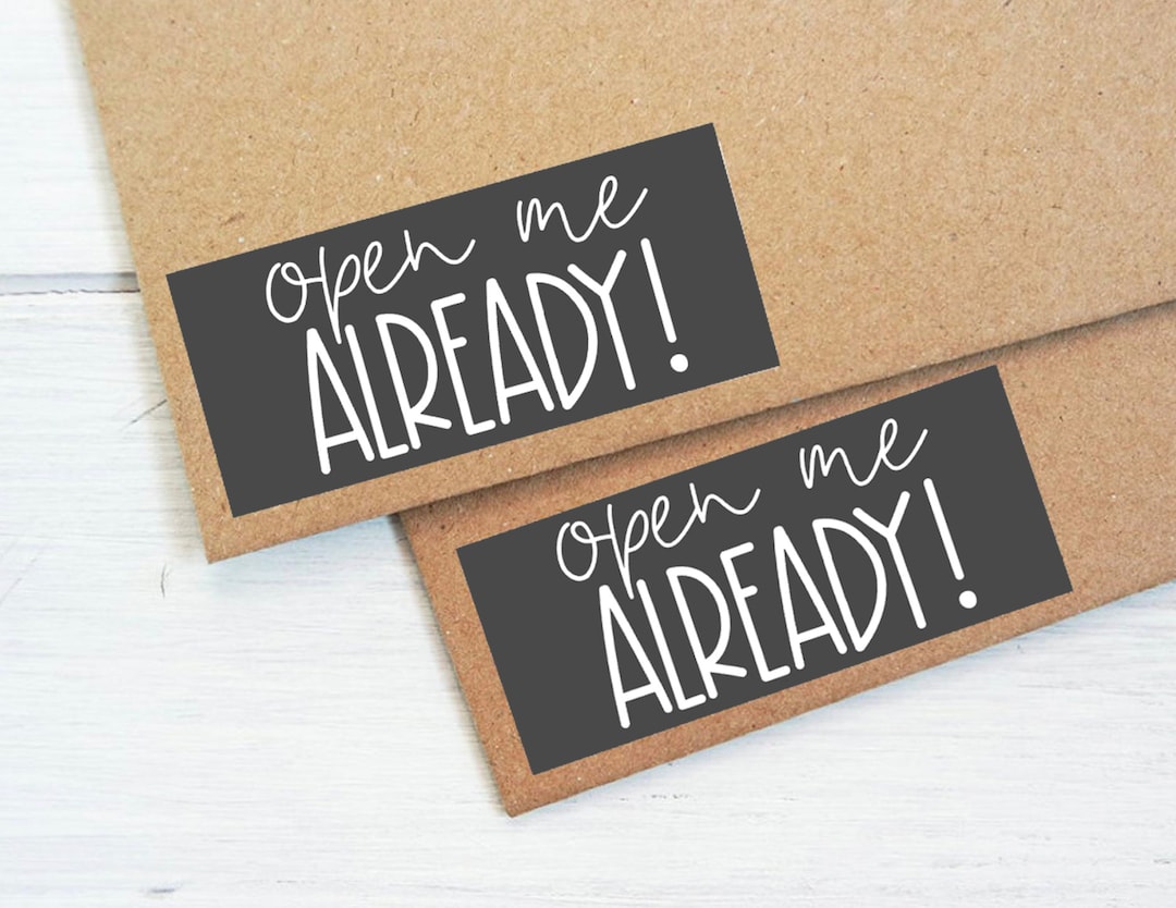 OPEN ME Already Stickers Small Shop Happy Mail Packaging Ideas 40 ...