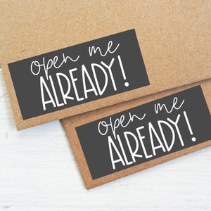 OPEN ME Already Stickers Small Shop Happy Mail Packaging Ideas 40 ...