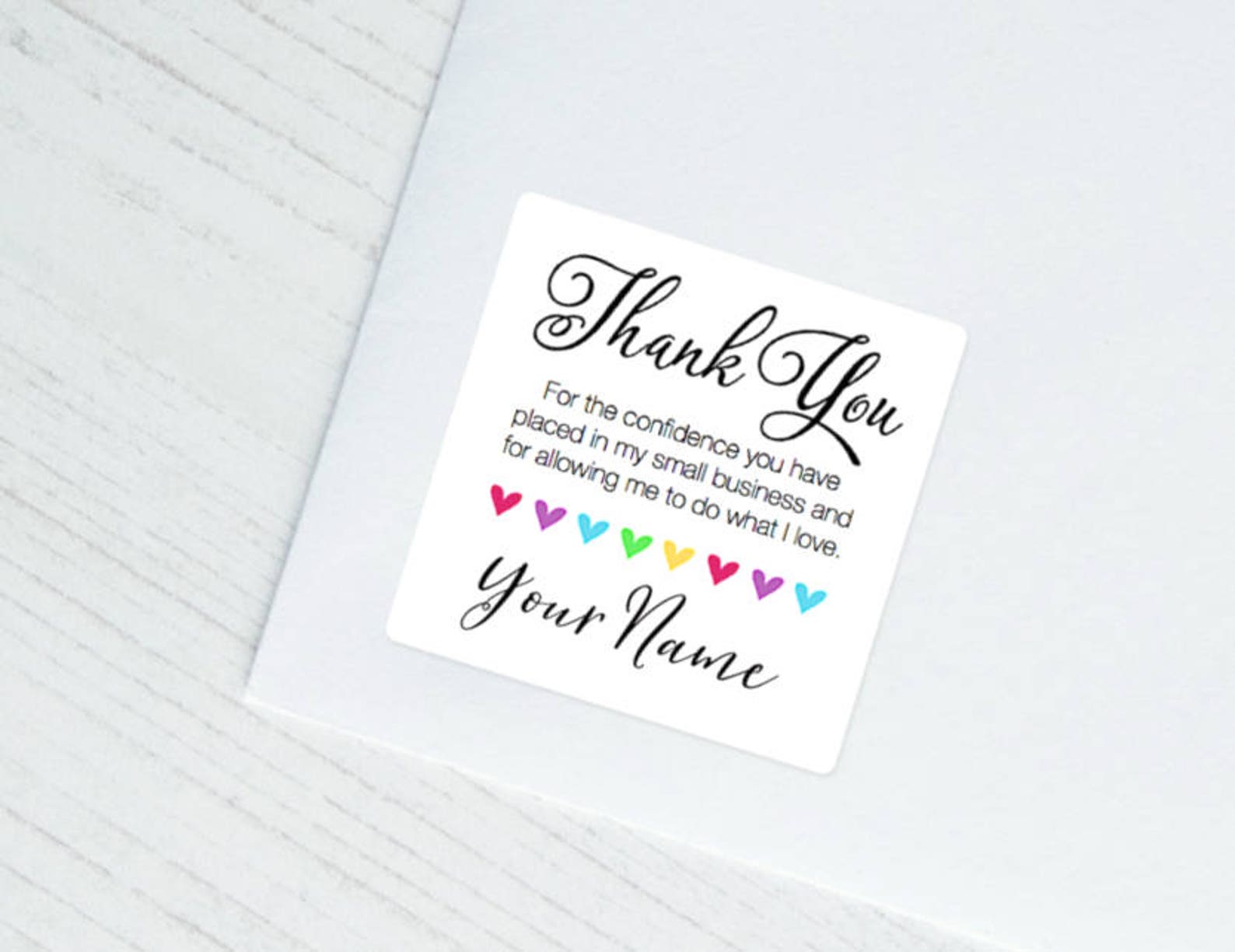 Buy BEST SELLER Thank You Note Sticker Happy Mail Stickers for Online ...